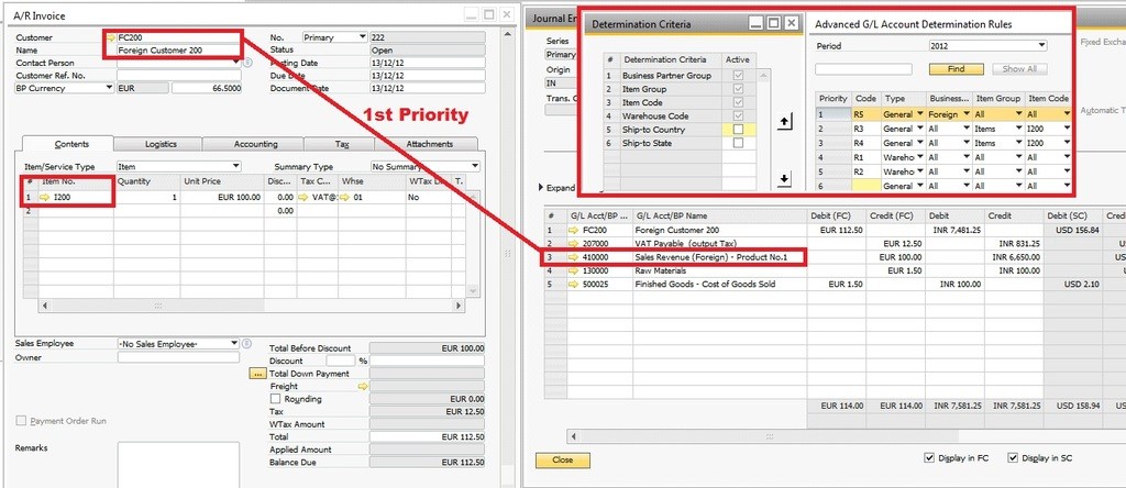 GL Account Determination in SAP Business One 9.0