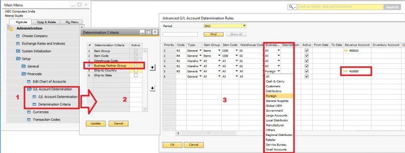 GL Account Determination in SAP Business One 9.0