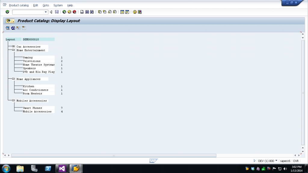 SAP ECC Items