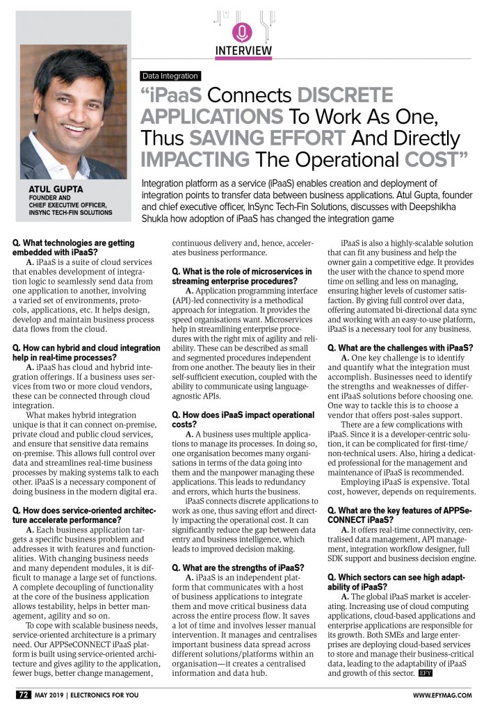 Newsroom & Press Releases - InSync Tech-Fin Solutions Ltd